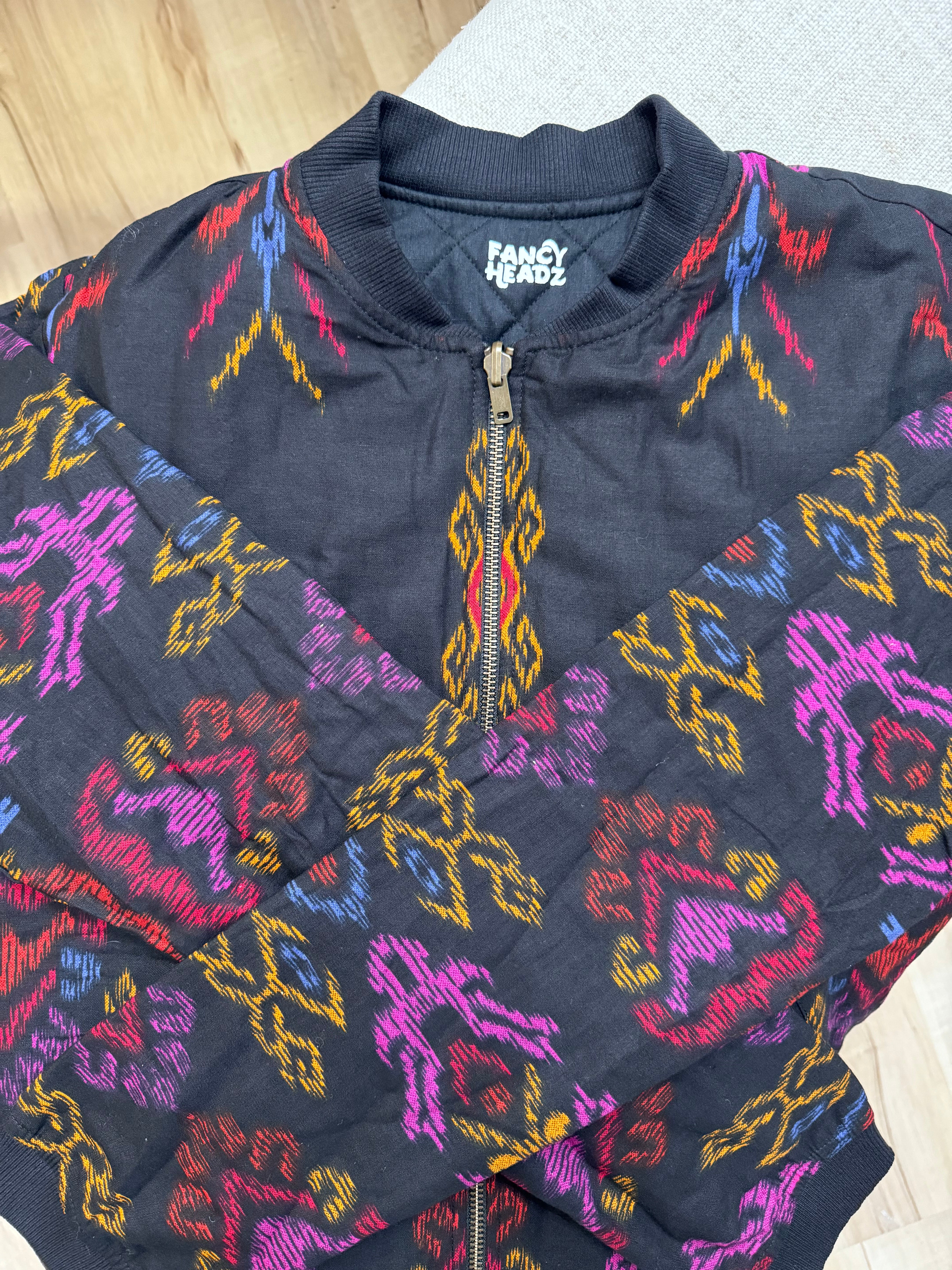 2024 BATIK BOMBER [BLACK/MULTI] – FancyHeadz